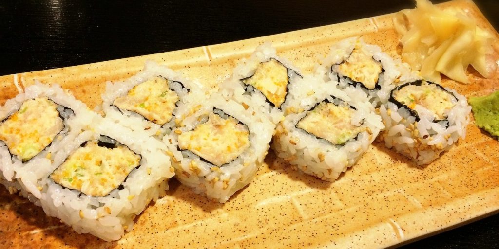 albacore roll | Bishamon Group Restaurants